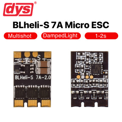 DYS XSD7A BLheli_S 7A Micro ESC Dshot600 Dshot300 1-2s for RC FPV ...