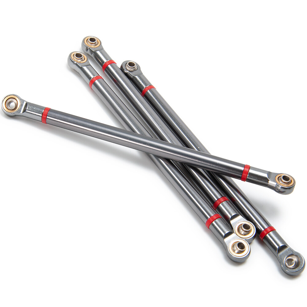 8pcs Metal Link Rods 313mm Wheelbase For Axial SCX10 1/10 RC Car ...