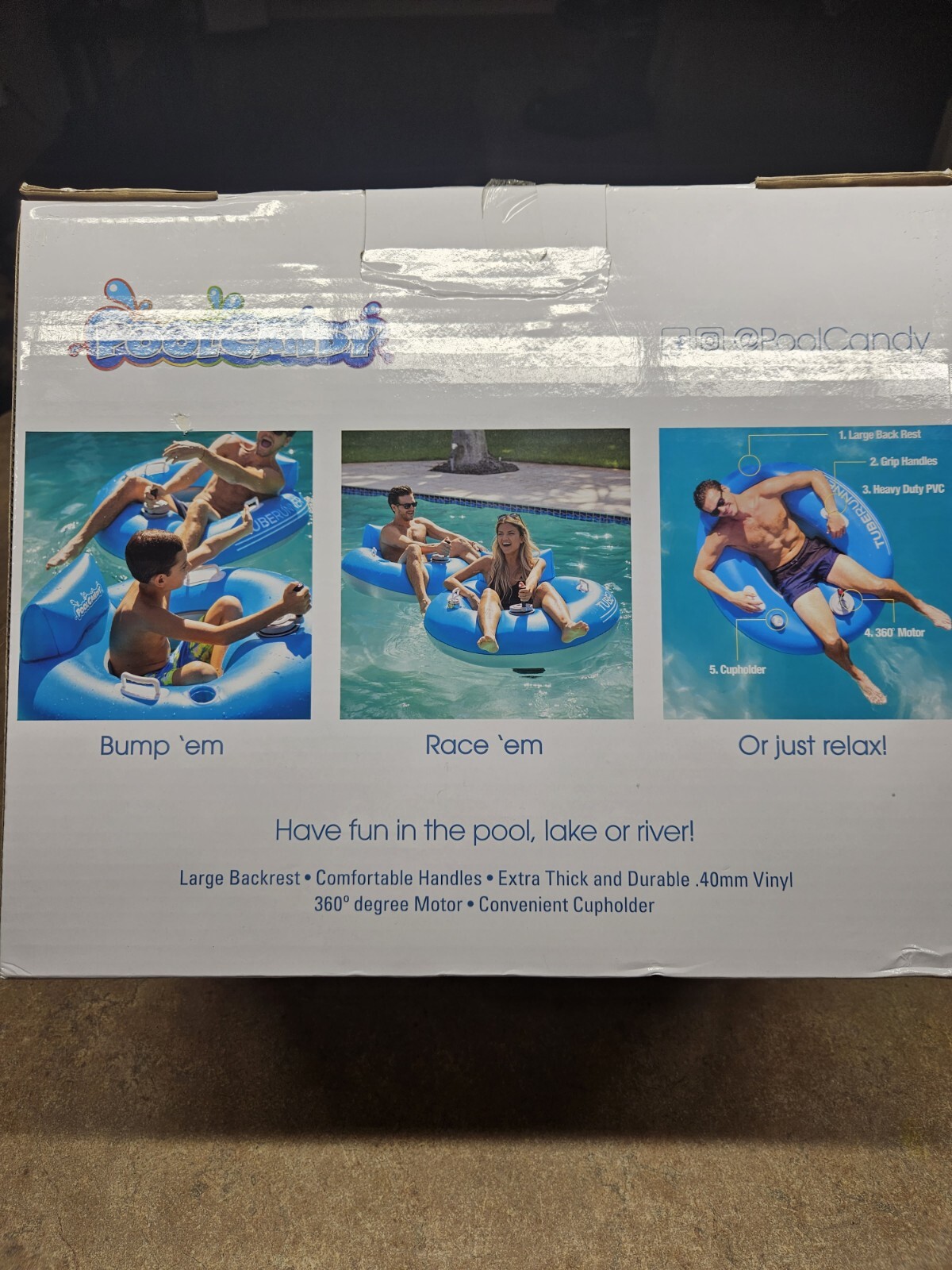 PoolCandy PC3025TR Tube Float - Blue for sale online | eBay