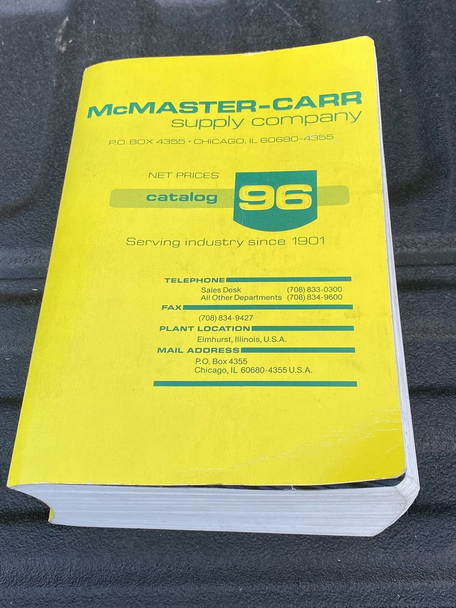 Mcmaster Carr Parts Catalog