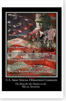 US Army Green Beret Rangers Psychological Operations Psyops Terrorism ...