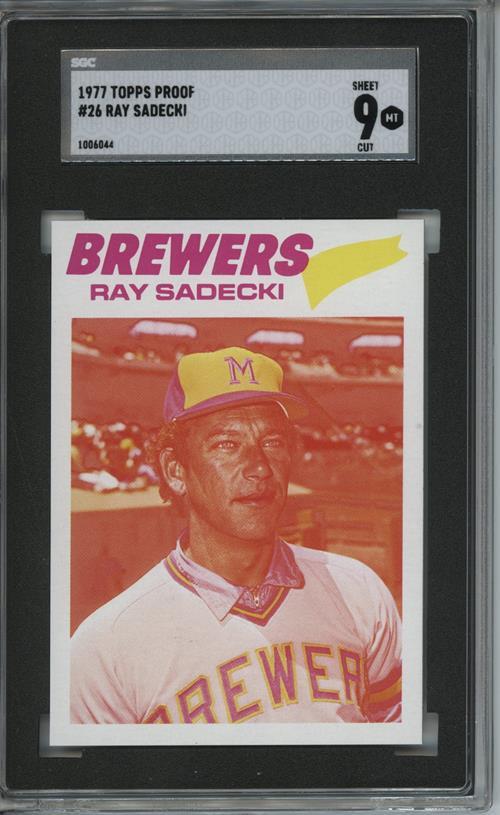 1977 Topps #26 Ray Sadecki 9 card progressive proof. 56a | eBay