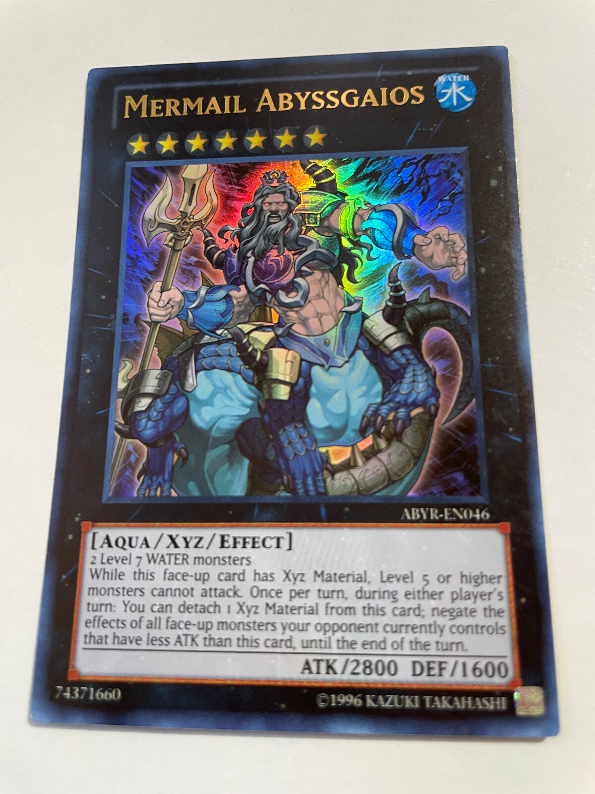 Yu Gi Oh Mermail Abyssgaios