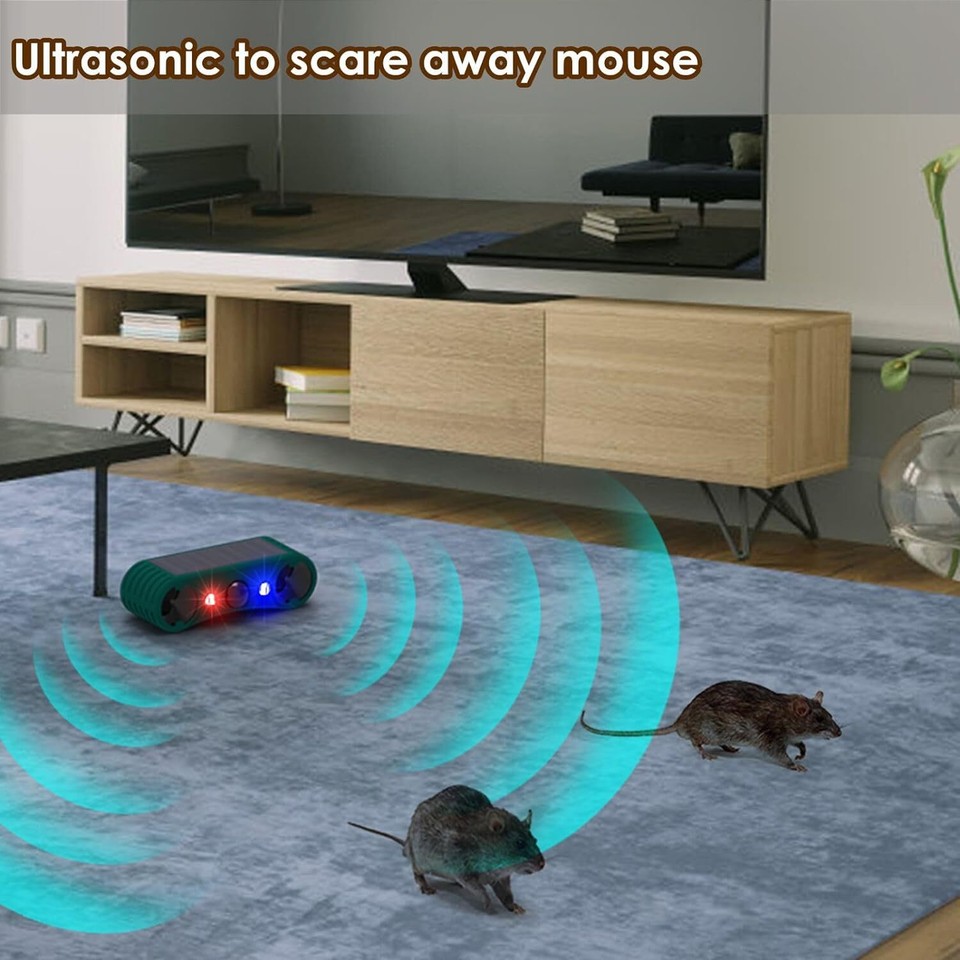 Solar Outdoor Wireless Motion Sensor Alarm 2*130db Loud Noise Maker 13 ...