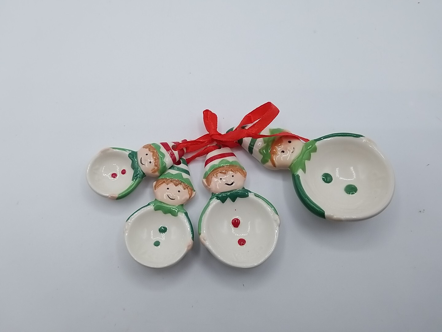 Elf Measuring Spoons set/4 Christmas Baking Holiday | eBay