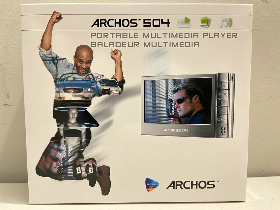 Archos 504 40GB Portable Multi-Media MP3 WMA WAV Player & Video /TV ...