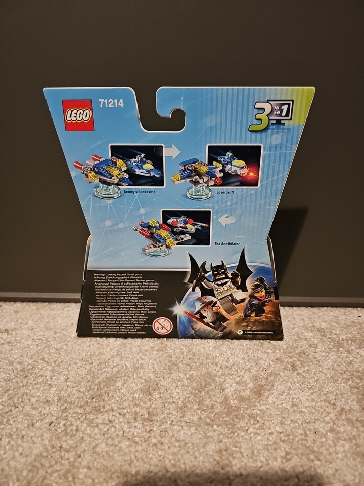 LEGO 71214 Dimensions Benny and Benny's Spaceship Minifigures MISB Blue ...