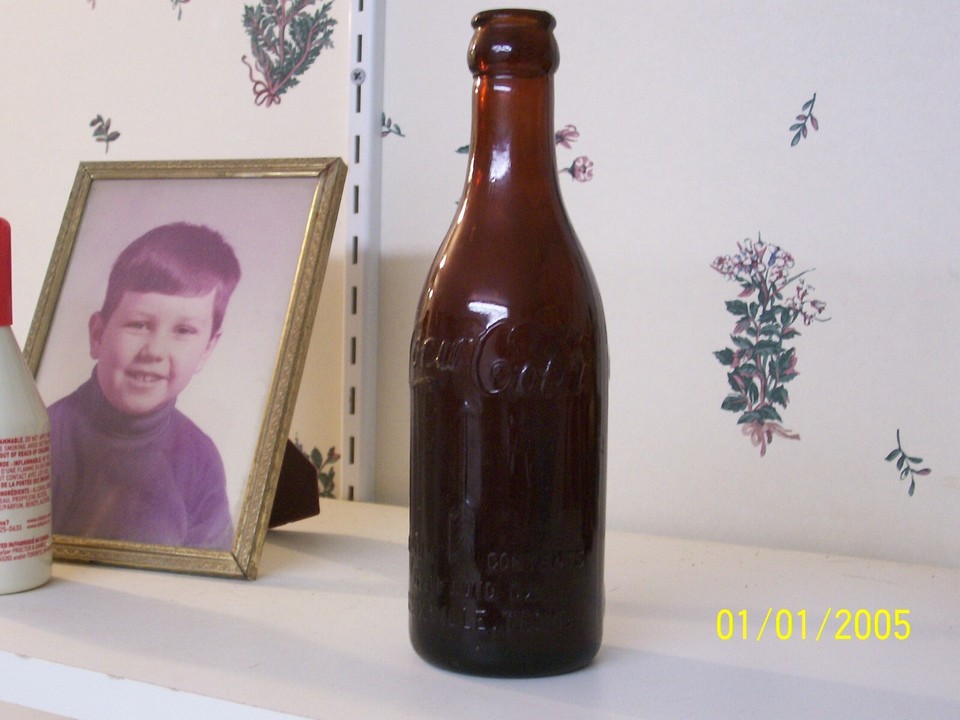 Amber Coca Cola Bottle Knoxville, Tenn. Double Arrow 1910 Exceptional ...