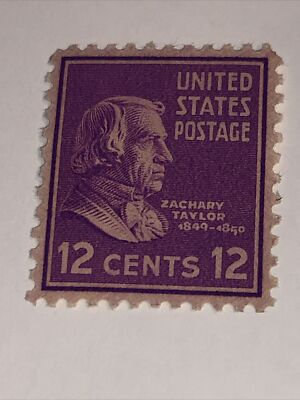 Scott# 817 1938 12 Cent Taylor U.S. Postage Stamp | eBay