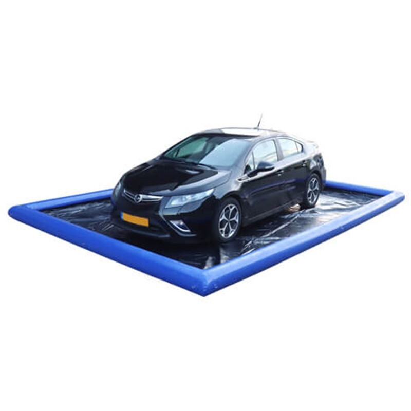Heavy Duty 20x10ft Car Wash Mats Water Containment Mat With Air Pump | eBay