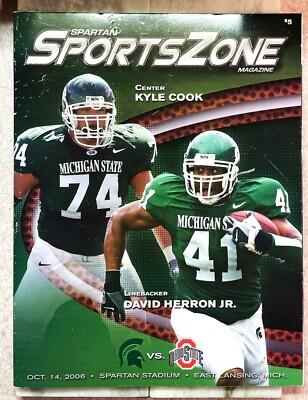 2006 MSU Michigan vs Ohio State Football Program- October 16, 2006 ...