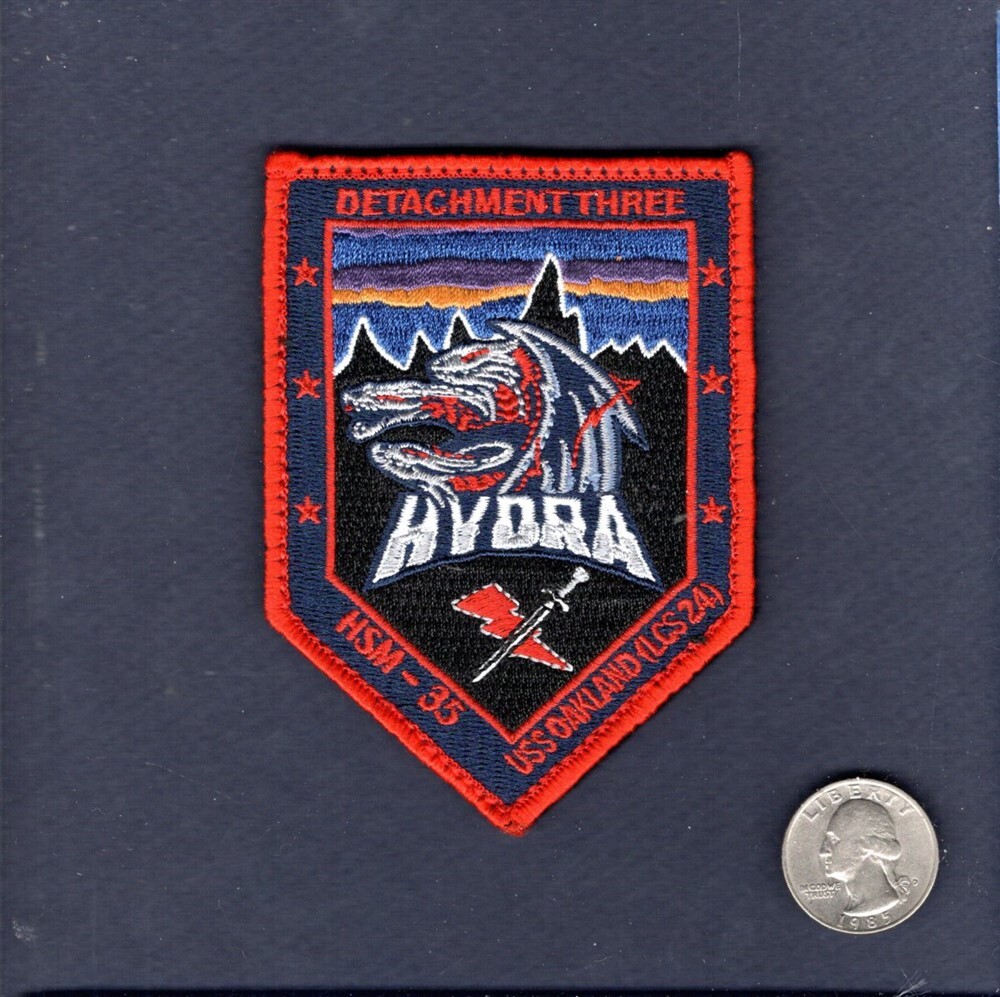 Original HSM-35 MAGICIANS DET 3 Hydra US Navy Helicopter Squadron Patch ...