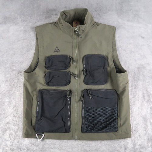 Nike ACG Casual M Sports Stand Collar Multi-Pocket Utility Vest CW0836-325 Green | eBay