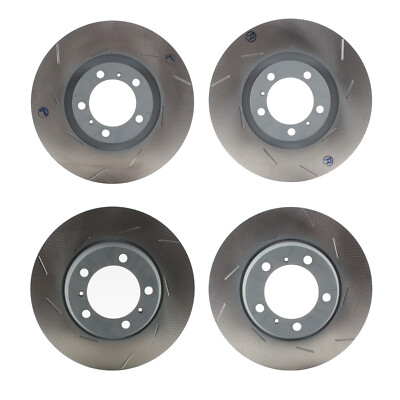 SHW Front 360mm Rear 330mm Slotted Disc Rotors Kit For Panamera 4S S ...