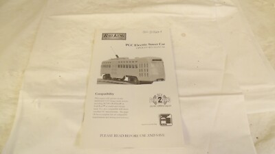 MTH 30-2560-1 PCC Electric Street Car Instruction Operators Manual ...
