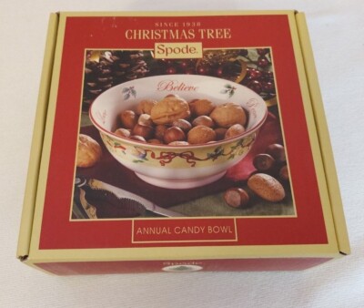 Spode Christmas Tree Annual Candy Bowl Dish New NIB 6" | eBay