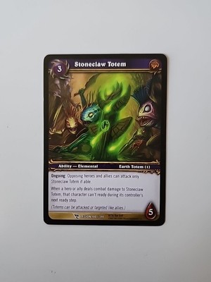 Stoneclaw Totem - March of the Legion - World of Warcraft TCG | eBay