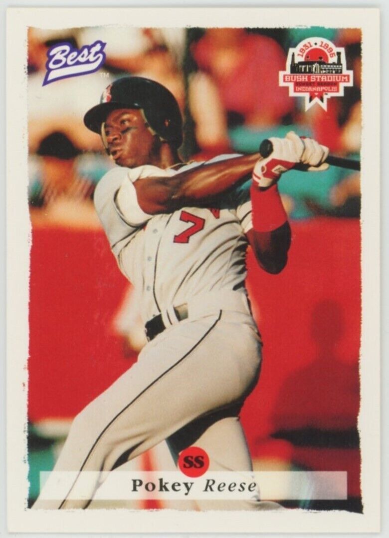 1995 Best Pokey Reese Rookie Cincinnati Reds RC #63 | eBay