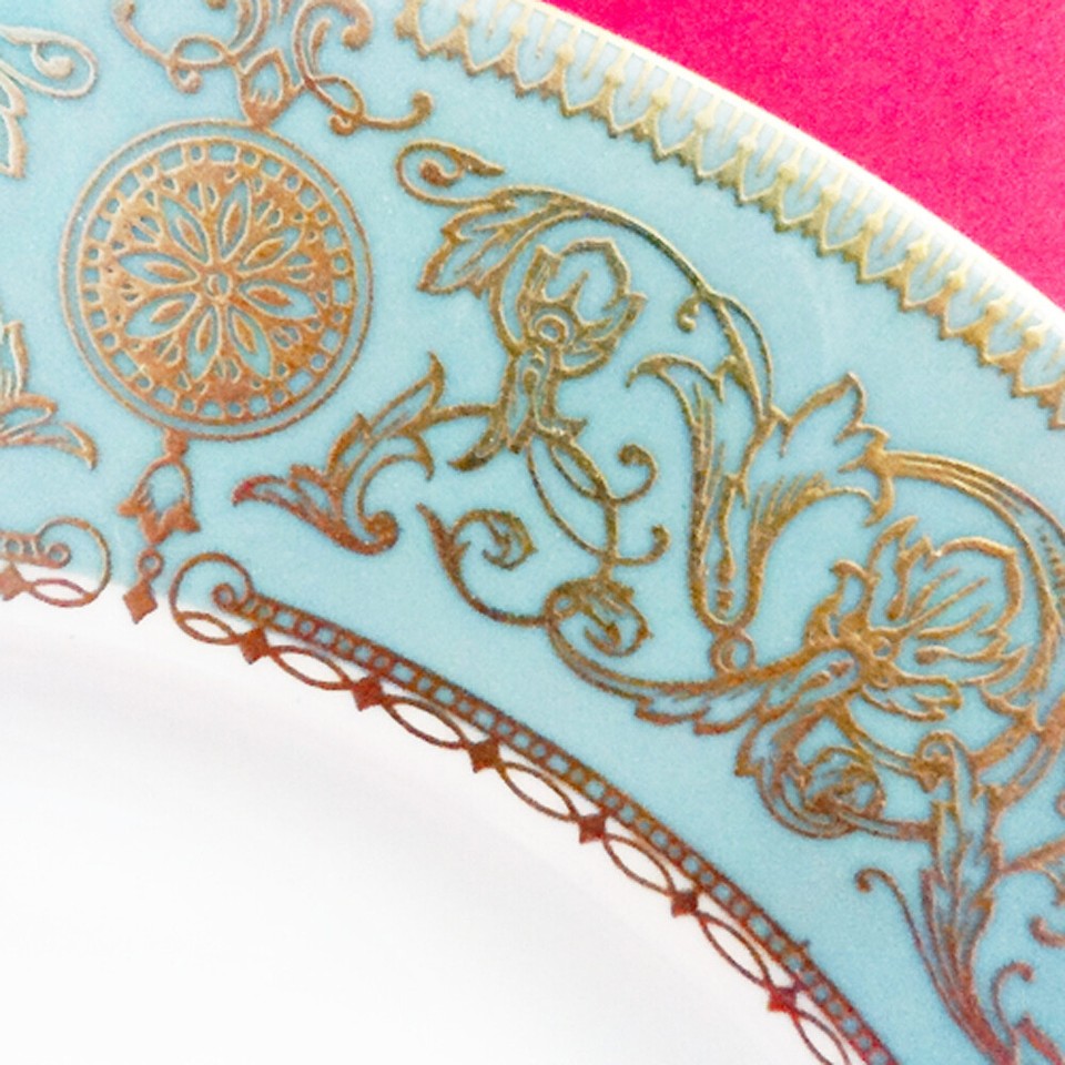 Balmoral Green Royal Worcester Oval Platter 16" long NEW NEVER USED ...