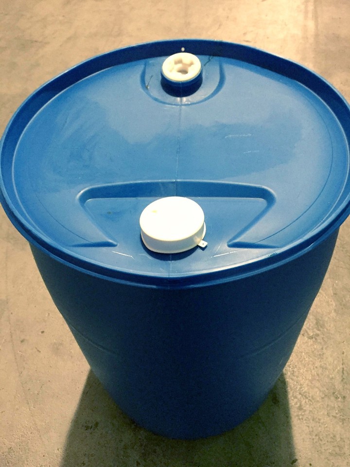 55 Gallon Plastic Water Storage Barrel Drum - BPA Free "LOCAL PICKUP ...