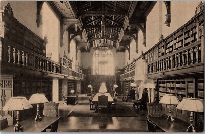 Reading Room at Folger Shakespeare Library Washington DC Vintage ...