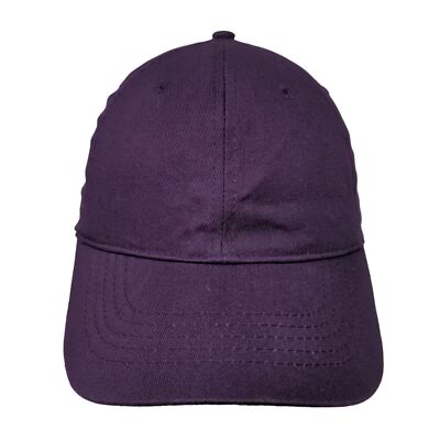 Unbranded Men's Strapback Hat Purple Size OSFM Blank Adjustable | eBay