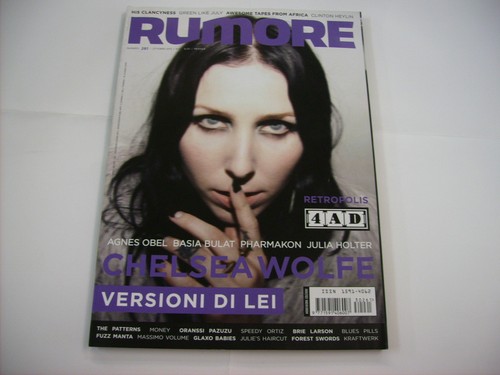 RUMORE RIVISTA #261 - CHELSEA WOLFE - AGNES OBEL - JULIA HOLTER ...