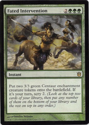 Fated Intervention *Rare* Magic MtG x1 Born of the Gods SP | eBay