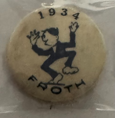 VINTAGE & SUPER RARE 1934 PENN STATE FROTH BUTTON 7/8 INCH | eBay