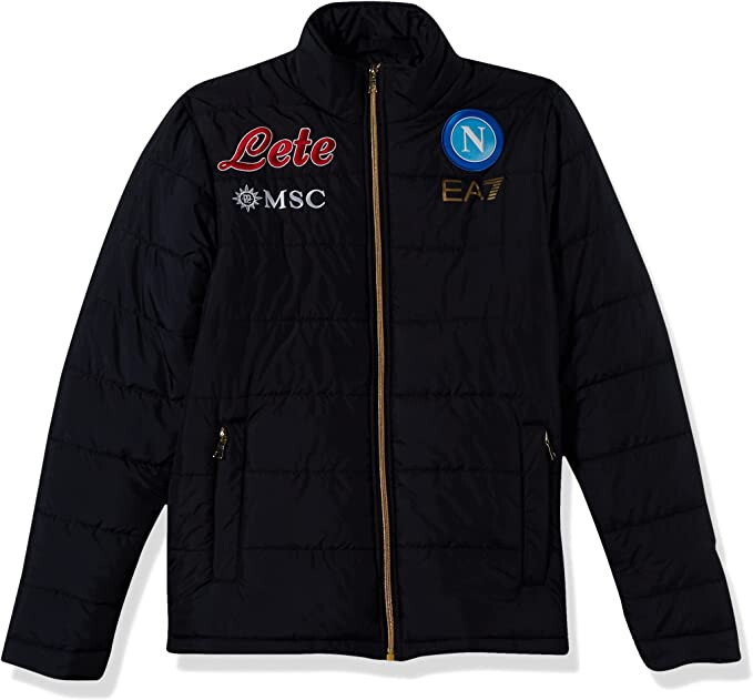 NEW $202 SZ SMALL S SSC Napoli Men's Standard Jacket ZIP UP BLACK | eBay