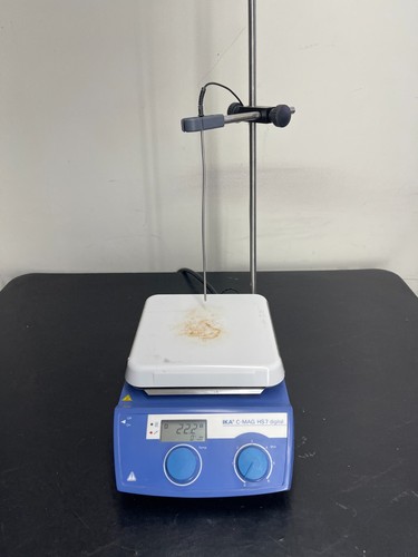 IKA C-MAG HS7 S1 digital Hot Plate Magnetic Stirrer 7"x7" 120V ...