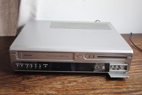 Bush DVRHS02 Silver Progressive Scan Video Cassette/DVD Recorder Combo ...