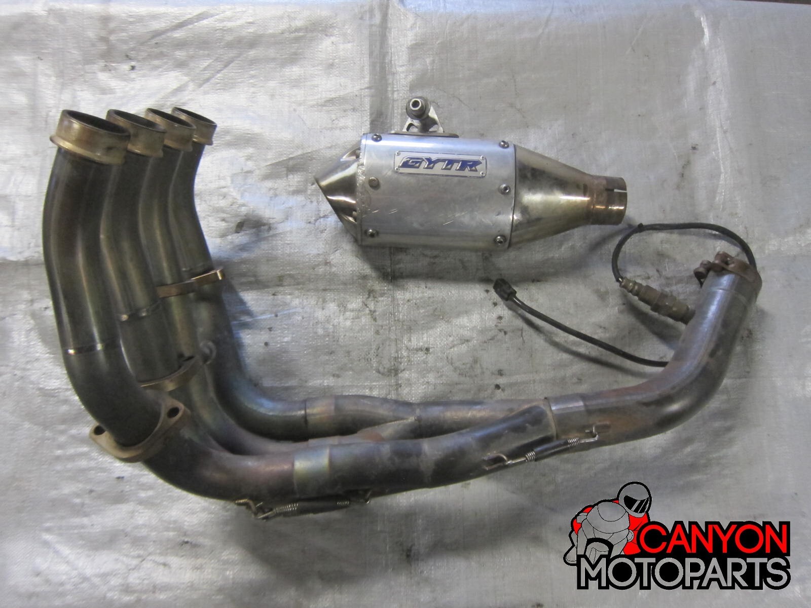 06 07 Yamaha YZF R6 Full Exhaust Headers GYTR Muffler Slipon | eBay