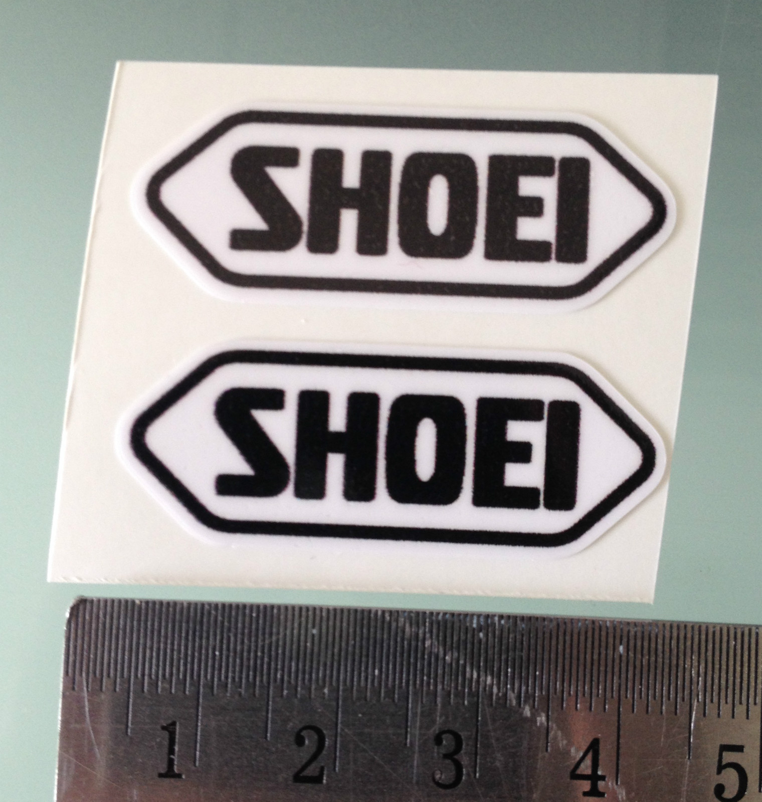 VISOR Stickers / Decals For SHOEI Helmets (PAIR) (4CM x 1,5CM) | eBay