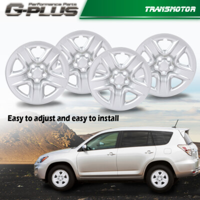 4 for Toyota RAV4 2006-2012 Silver 17" Wheel Skins Hub Caps Full Rim ...