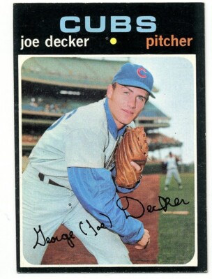 1971 TOPPS CHICAGO CUBS JOE DECKER #98 NM ROOKIE CARD | eBay