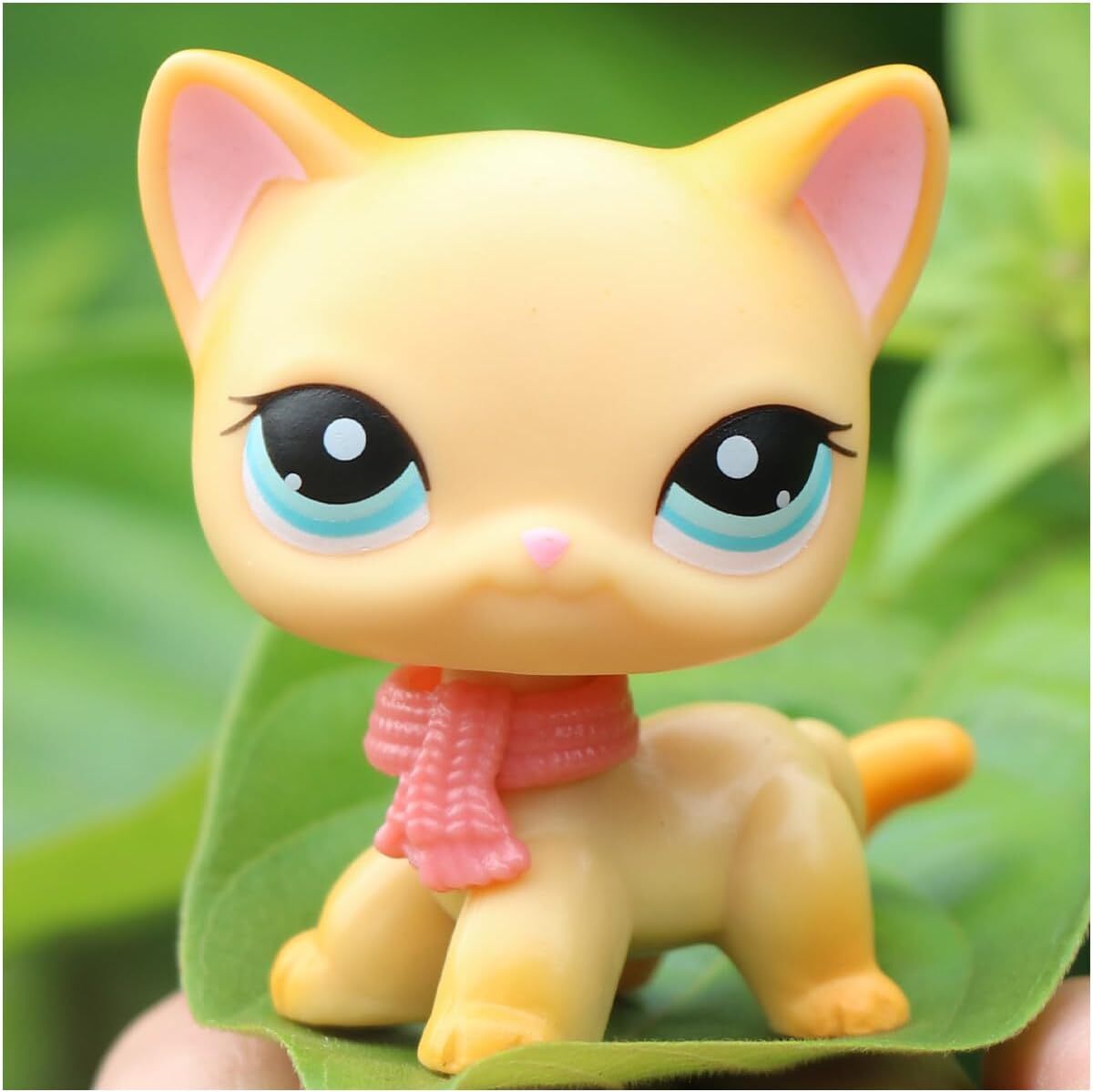 Mini Pet Shop LPS Yellow Shorthair Cat #339 with LPS Accessories Kids ...