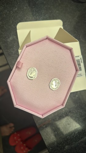 Swarovski Signum Stud Earrings, Swan, White, Rhodium Plated -5621097 ...