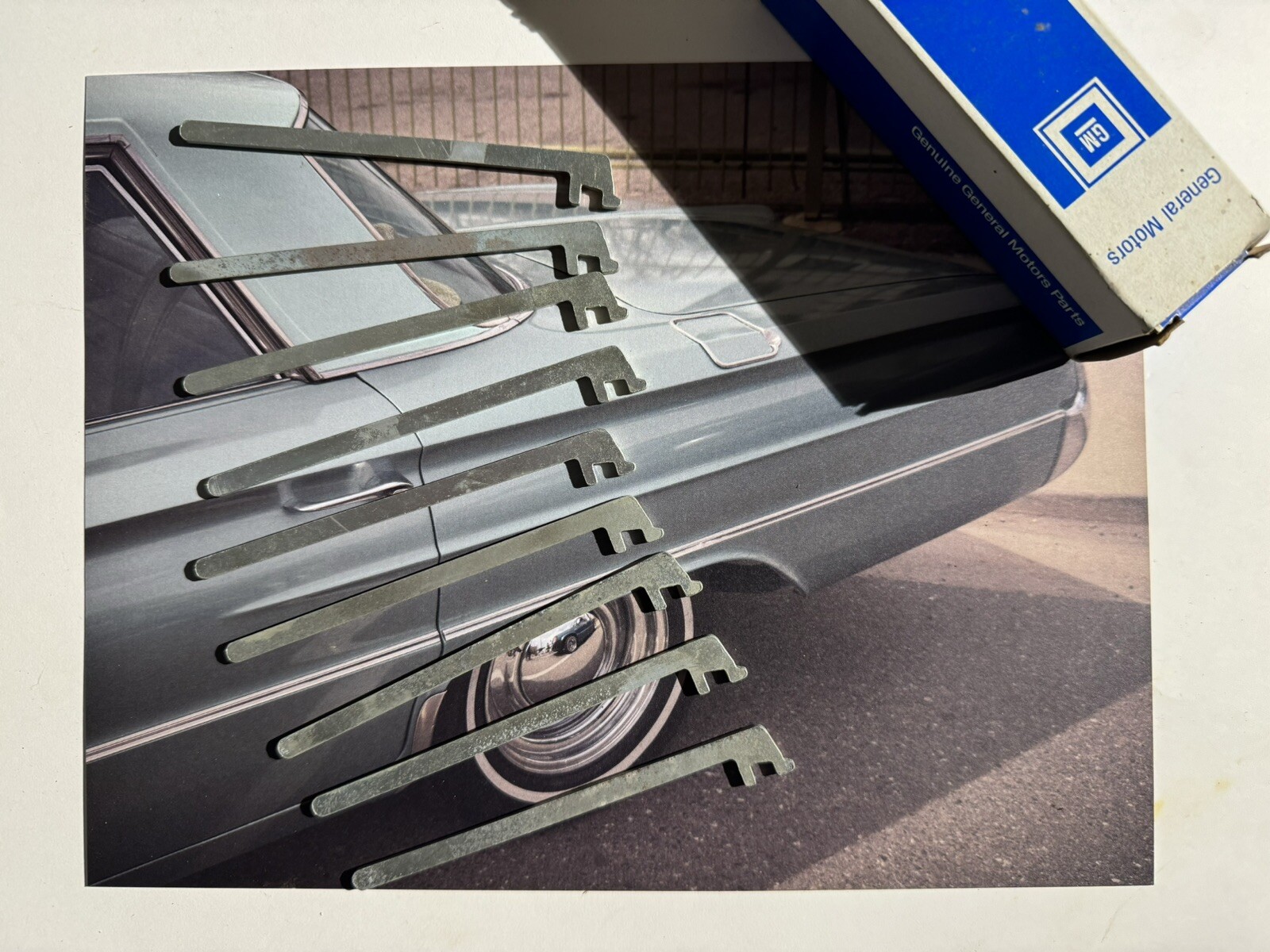 LOT Of 9 NOS GM #3788294 LUGGAGE LID LOCK SHAFT GR 12 252 CORVAIR ...