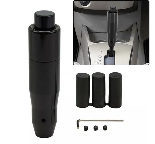 Car Automatic Shift Knob With Button Aluminum Driving Gear Lever ...