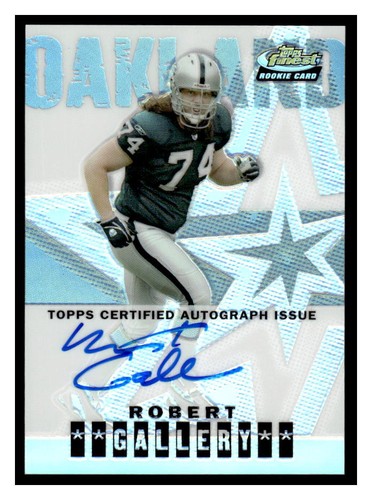 2004 Finest #133 Robert Gallery Refractors #/199 AUTOGRAPH IOWA | eBay