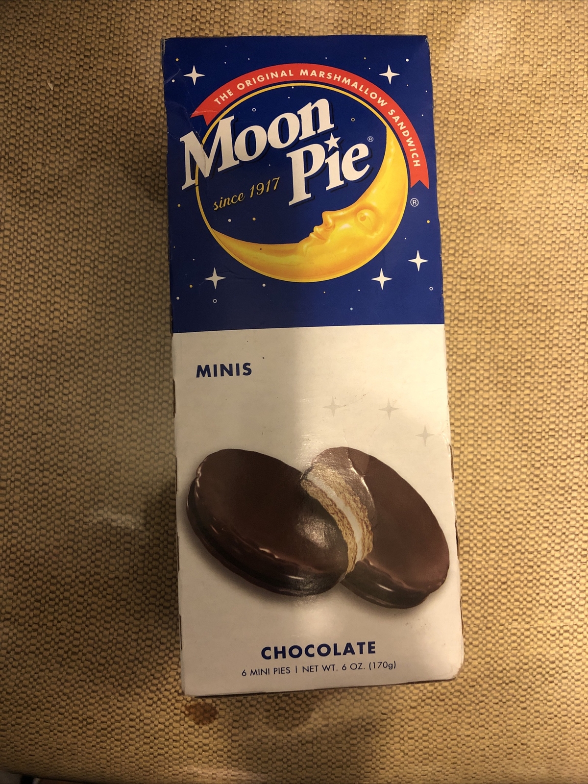 Moon Pie Minis Chocolate 12 Boxes of 6 Individually Wrapped Pies for ...
