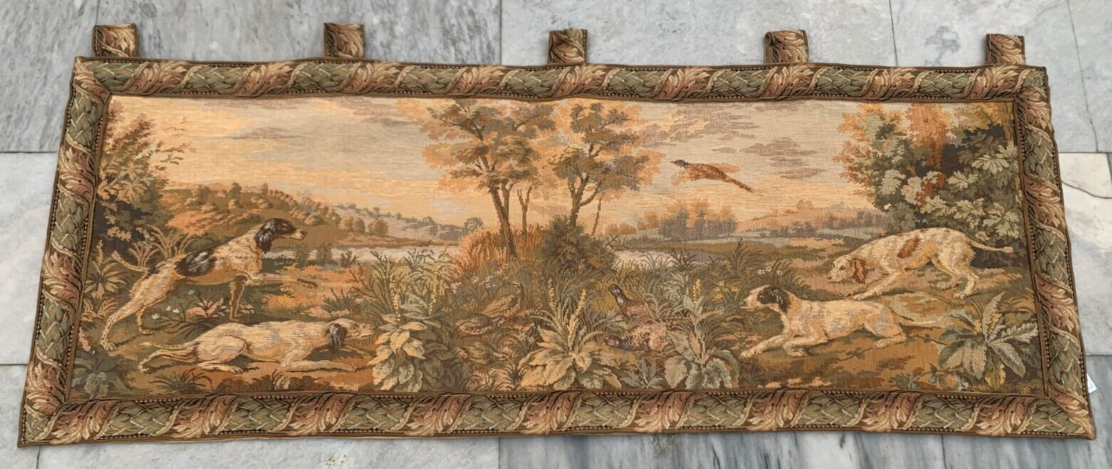 Vintage Tapestry, French Stunning Tapestry Pictorial Tapestry Home ...