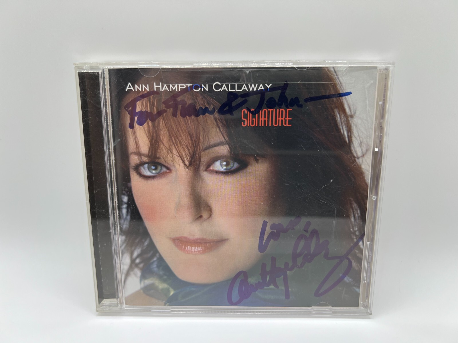 Signature by Ann Hampton Callaway - SIGNED FRONT INLAY - (CD 2005 ...