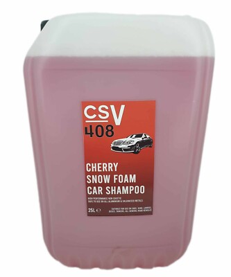 Snow Foam Concentrate Cherry Scented 25L (Non-Caustic) CSV Drum Tap ...