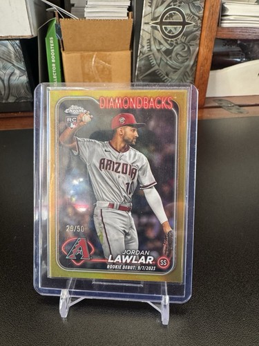 2024 Topps Chrome Update Jordan Lawlar Gold Refractor 29/50 | eBay