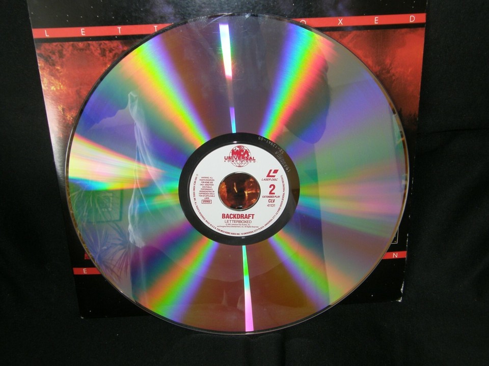 BACKDRAFT 1991 MCA UNIVERAL DOUBLE DISC SET / ROBERT DE NIRO, KURT ...