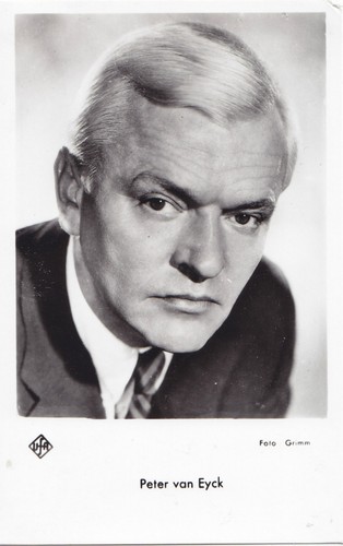 PETER VAN EYCK German-American Actor 1950s Real Photo Postcard | eBay