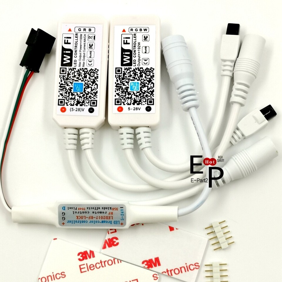 RGB RGBW WiFi Remote SP103E SP105E Controller For 5050 WS2811 WS2812B ...