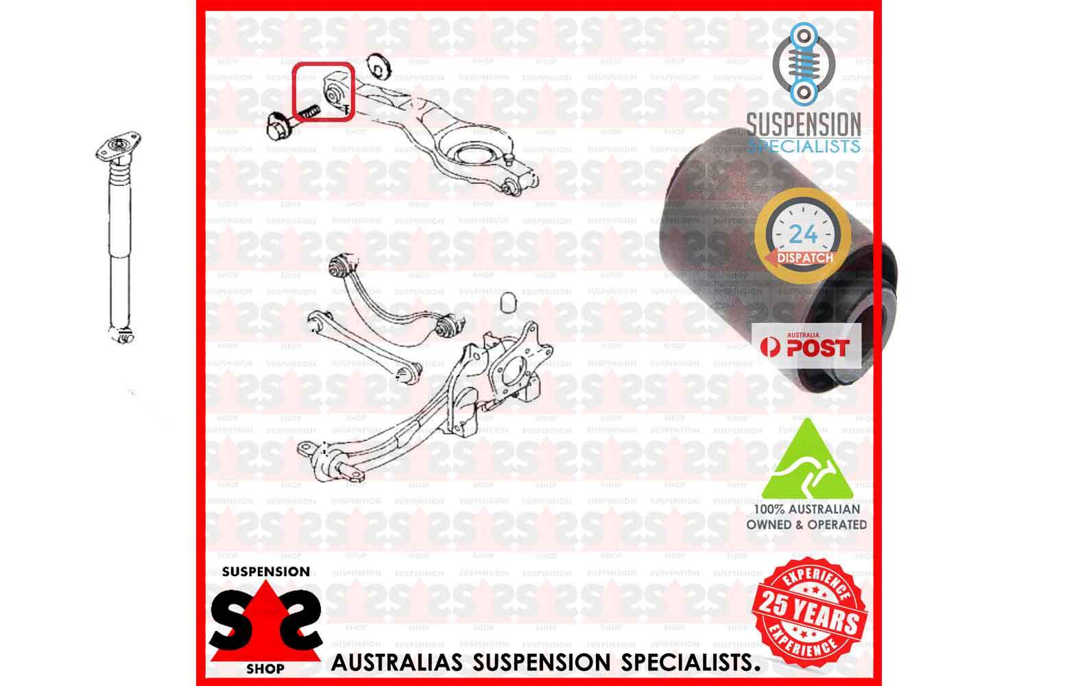 Rear Axle Lower Mounting, Control/Trailing Arm Suit VOLVO S40 Ii (544 ...